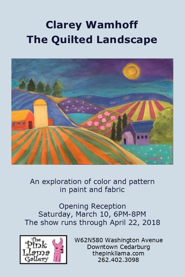 Clarey Wamhoff at The Pink Llama Gallery in Cedarburg - A Midwest Art ...